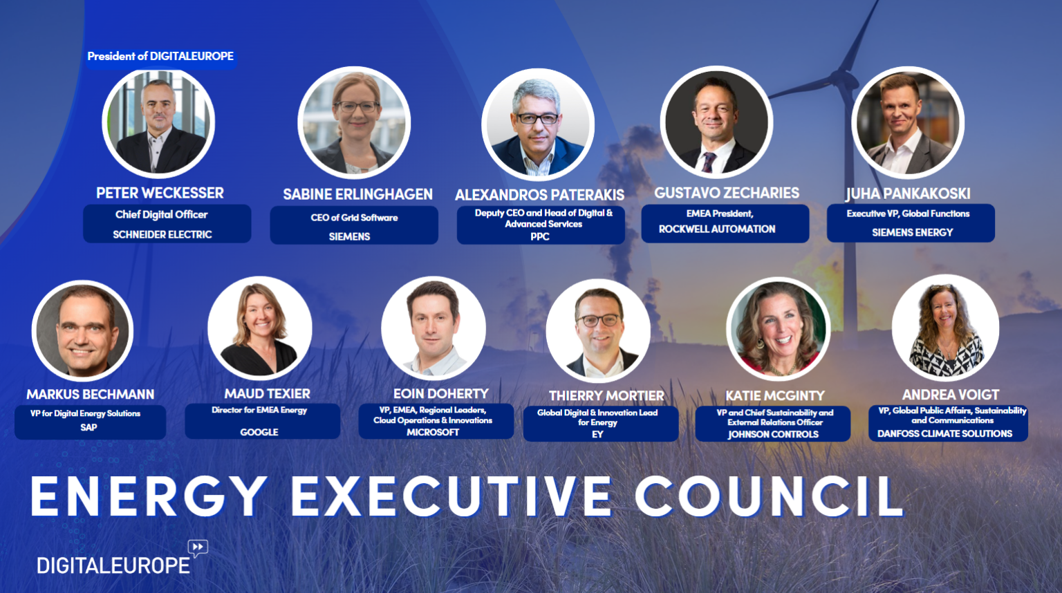 DIGITALEUROPE launches its Energy Executive Council - DIGITALEUROPE